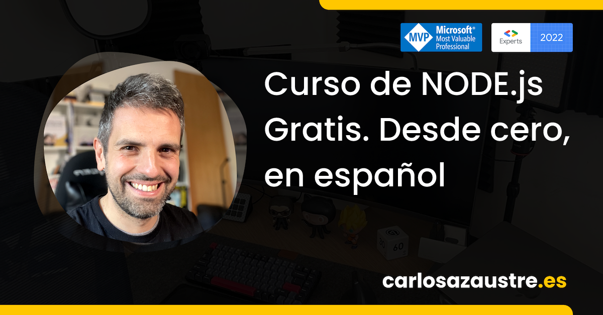 Curso de NODE.js Gratis. Desde cero, en español